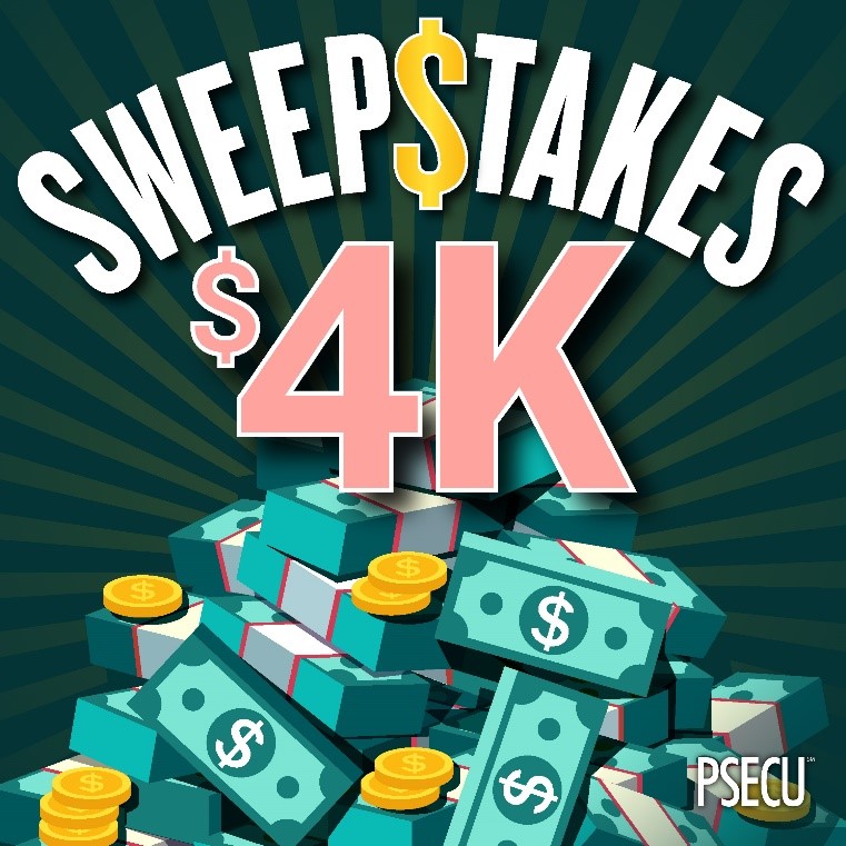 PSECU Raises the Stakes with a $4,000 Sweepstakes for New Members - PSECU