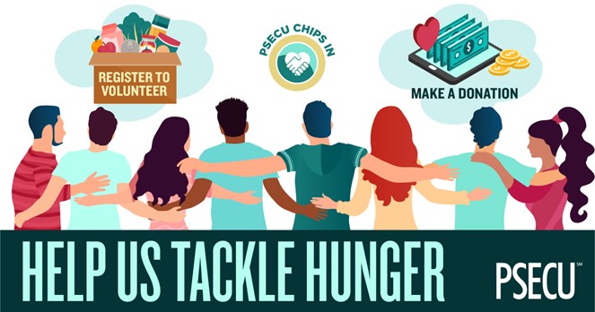 PSECU Tackles Hunger in October with Volunteerism and Donation - PSECU