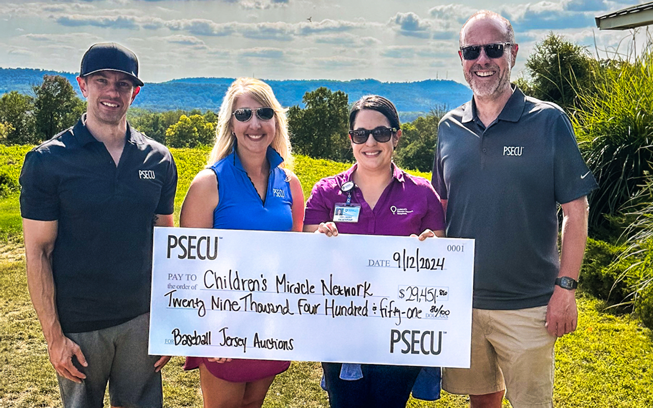 PSECU & Minor League Baseball Teams Donate Nearly $30K to Children's ...