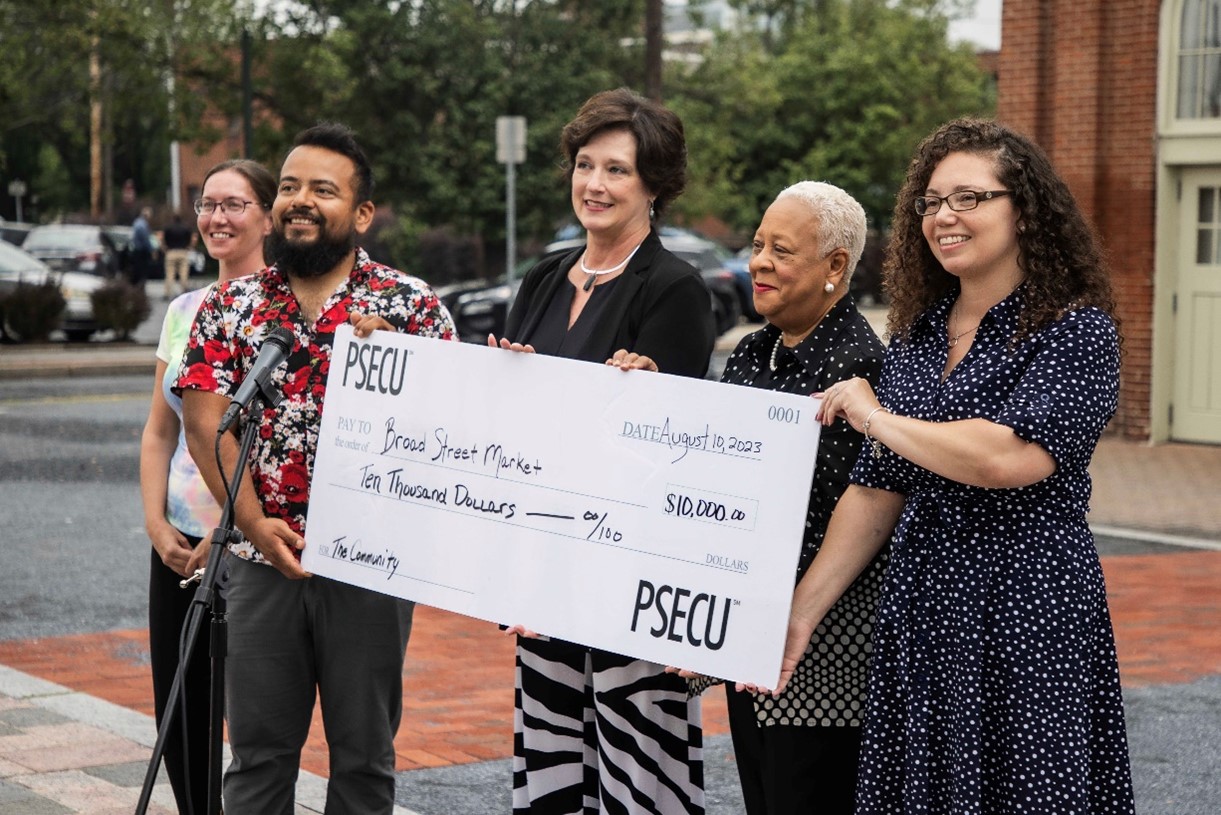More Than a Market: PSECU Donates $10,000 to Historic Broad Street ...