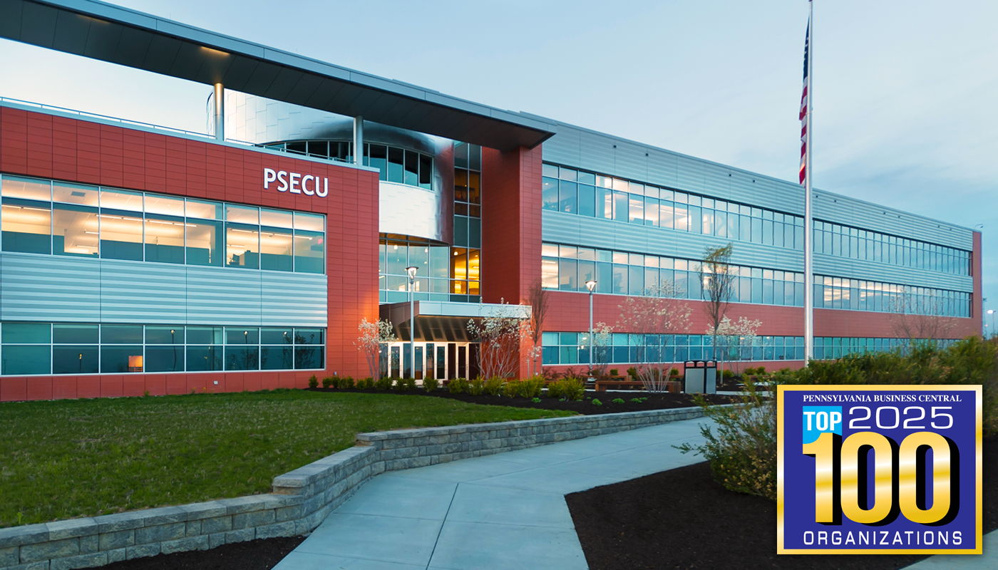 PSECU Named to PA Business Central’s Top 100 Organizations for 2025
